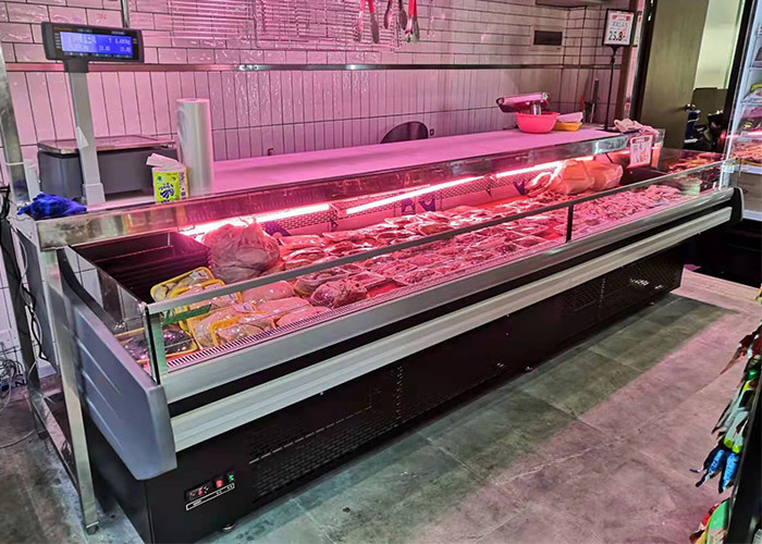 High Efficiency 114L Meat Display Freezer With 220V 50Hz Power Supply