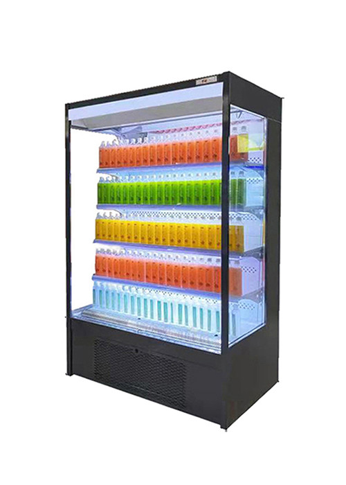 Commercial Mini Multideck Open Chiller Built In System European Style