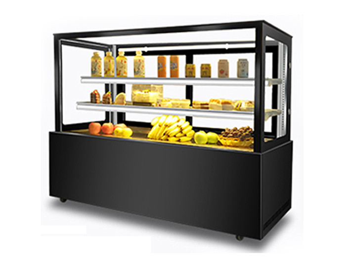 Air Cooling Bakery Display Freezer Upright Cake Chiller For Supermarket