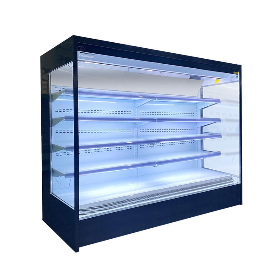 Big Capacity 3m Multideck Open Chiller For Commercial Cooling Efficiency