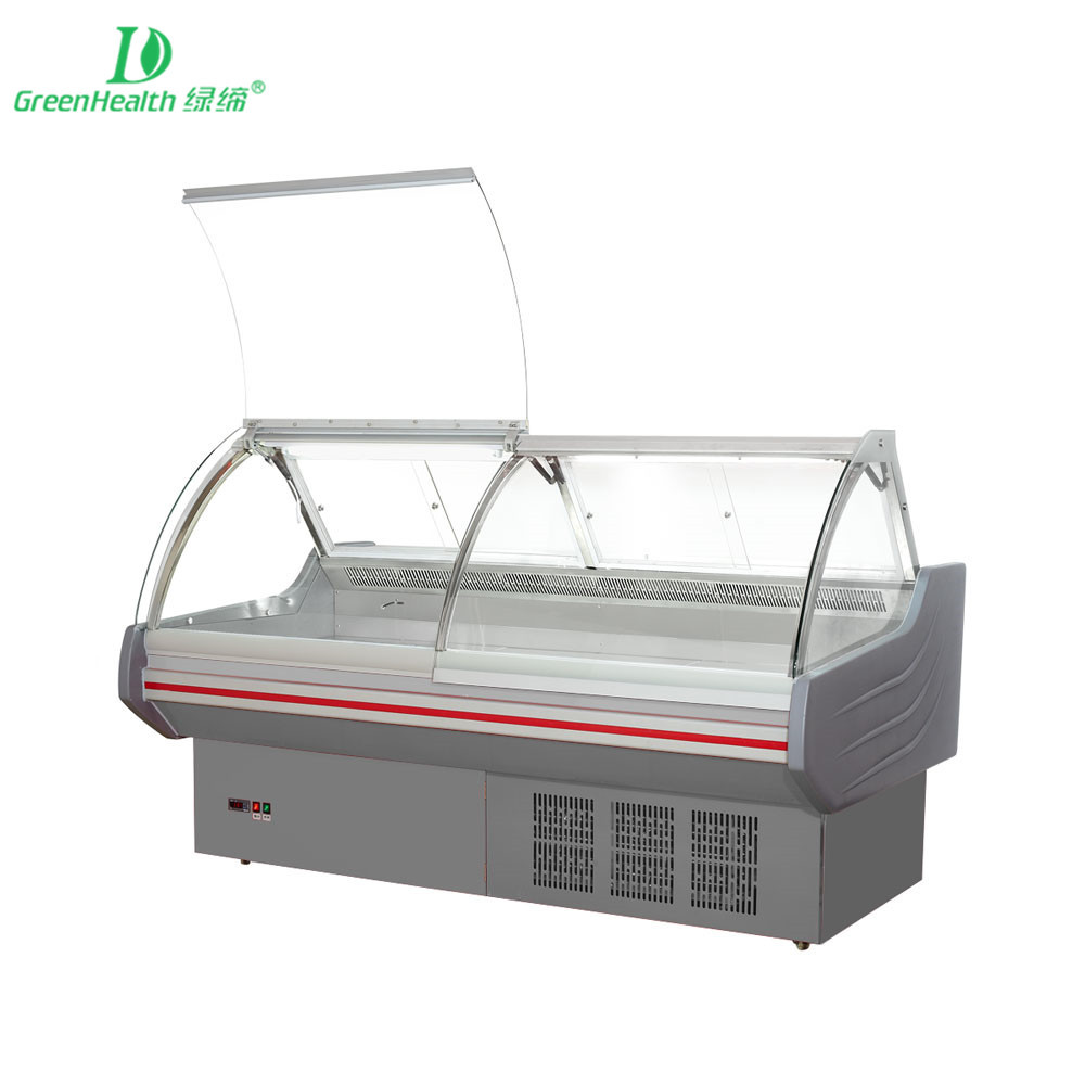 Fish Deli Display Refrigerator With 2~8 ℃ Temperature / Deli Display ...