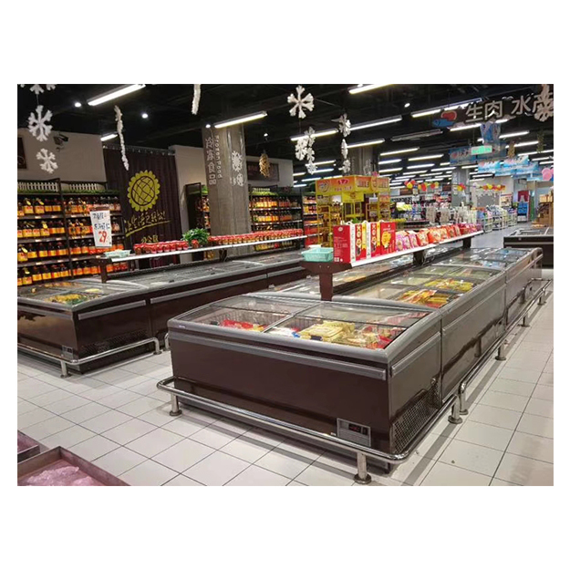 Horizontal Large Commercial Supermarket/Store Refrigerated Display ...