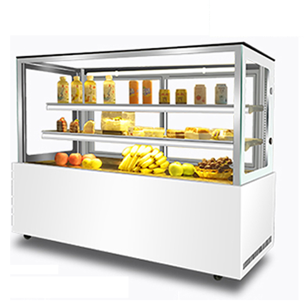 Stainless Steel Glass Material Multi-Layer Cake Refrigeration Display ...
