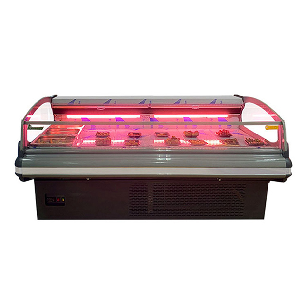 Horizontal High-Quality Semi-Open European Style Fresh Meat ...