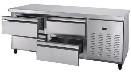 250W 220v 50hz One Layer Under Counter Freezer With Aspera Compressor