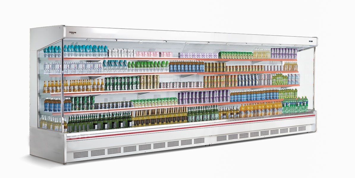 open showcase chiller display multi deck open chiller