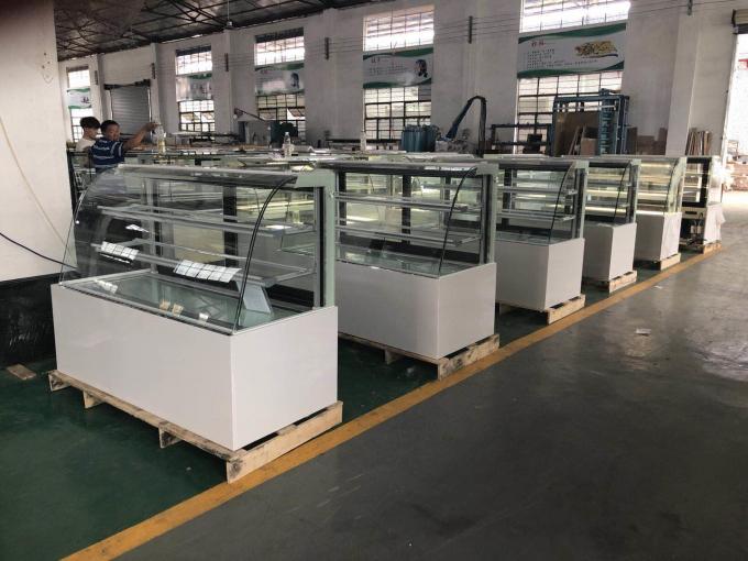 Pastry Dessert Cake Display Chiller With Back Sliding Door Air Cooling ...